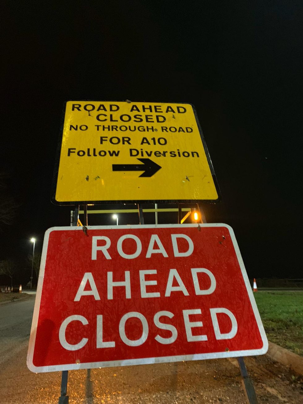 Road Closure - A120 - Fenton TM | Hertfordshire & Home Counties